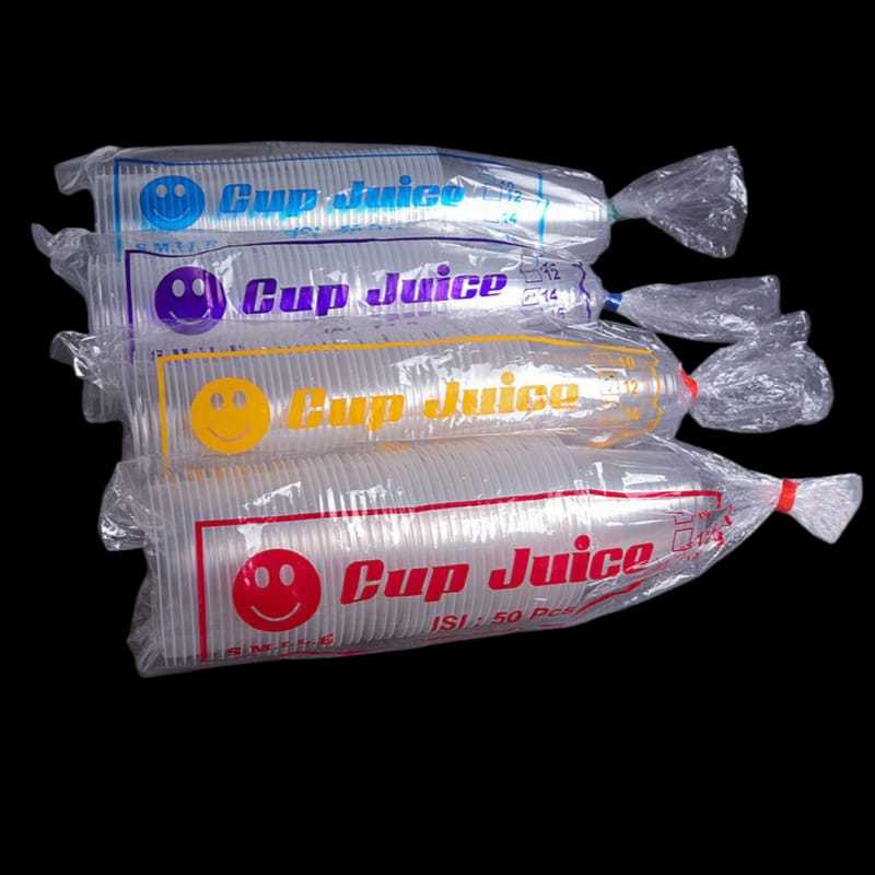 Jual Gelas plastik bening SMILE 12Oz, 14Oz ,16Oz [ECERAN] / cup pp ...