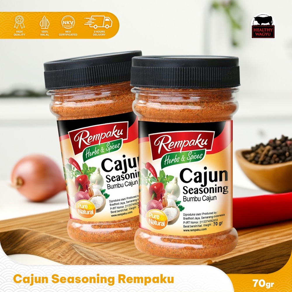 Jual CAJUN SEASONING/BUMBU CAJUN 70GR Healthy Wagyu | Shopee Indonesia