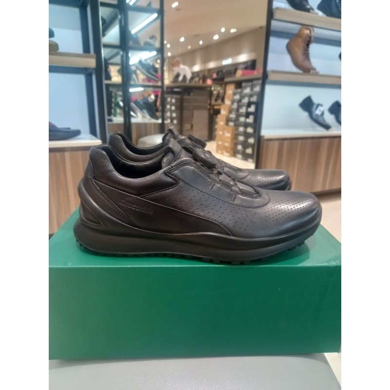 Jual Sepatu CROCODILE Model Fitgo CR 3332 Bahan Kulit Warna Hitam ...