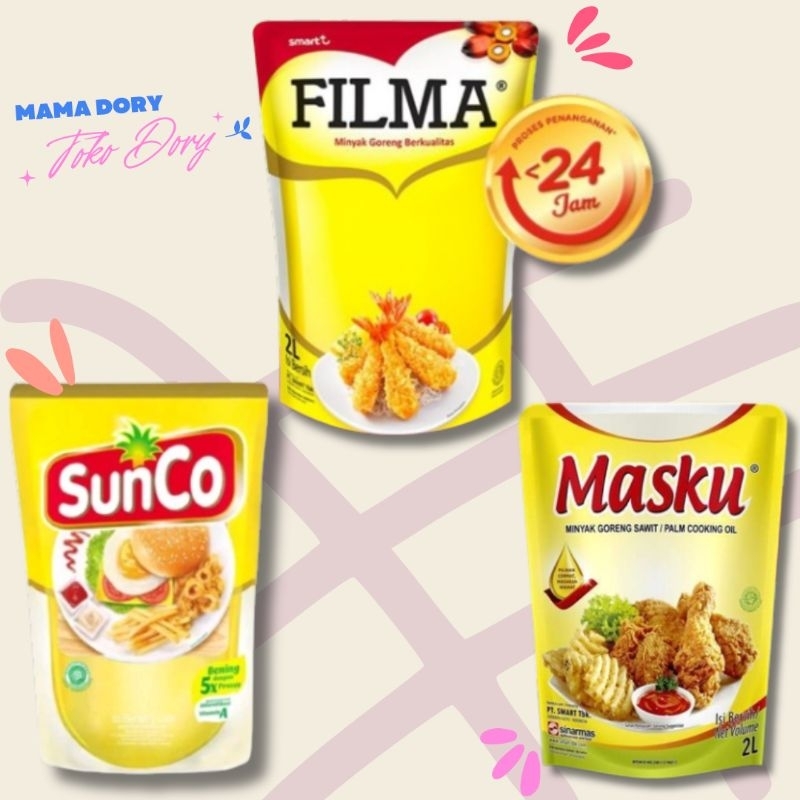 Jual Minyak Goreng Sanco Filma Masku Sinarmas Murah 2 Liter ECER | Shopee Indonesia