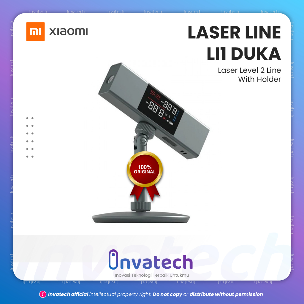 Jual DUKA LI1 Laser Line Projector Angles Laser Distance Meter with ...
