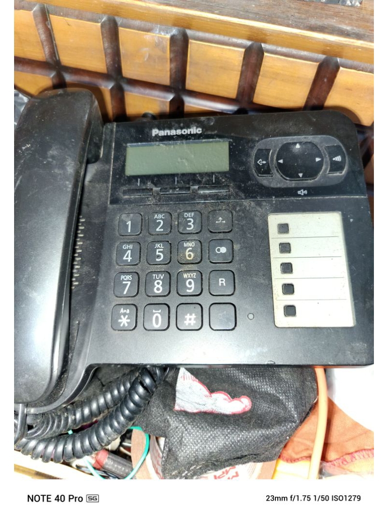 Jual telepon rumah merk panasonic masih normal tinggal pakai | Shopee ...