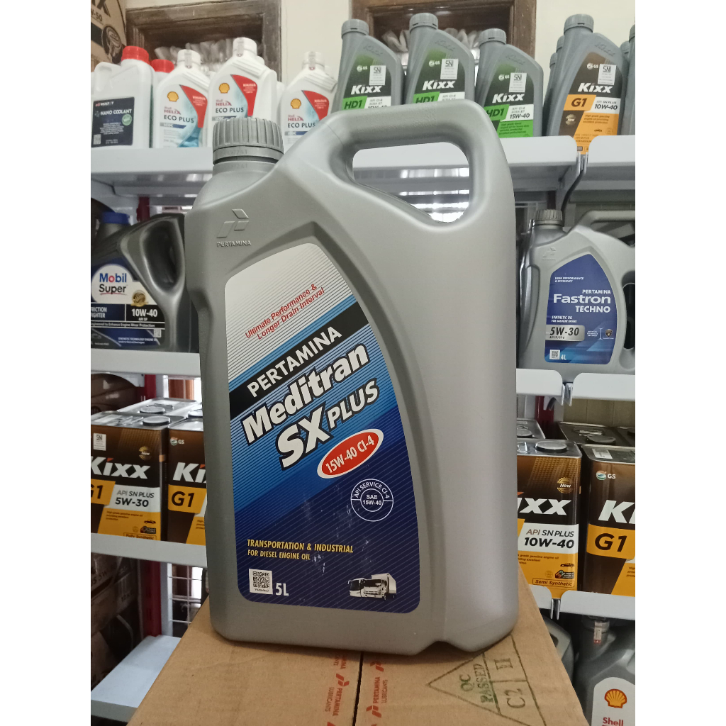 Jual OLI PERTAMINA MEDITRAN SX PLUS SAE 15W-40 5 L | Shopee Indonesia