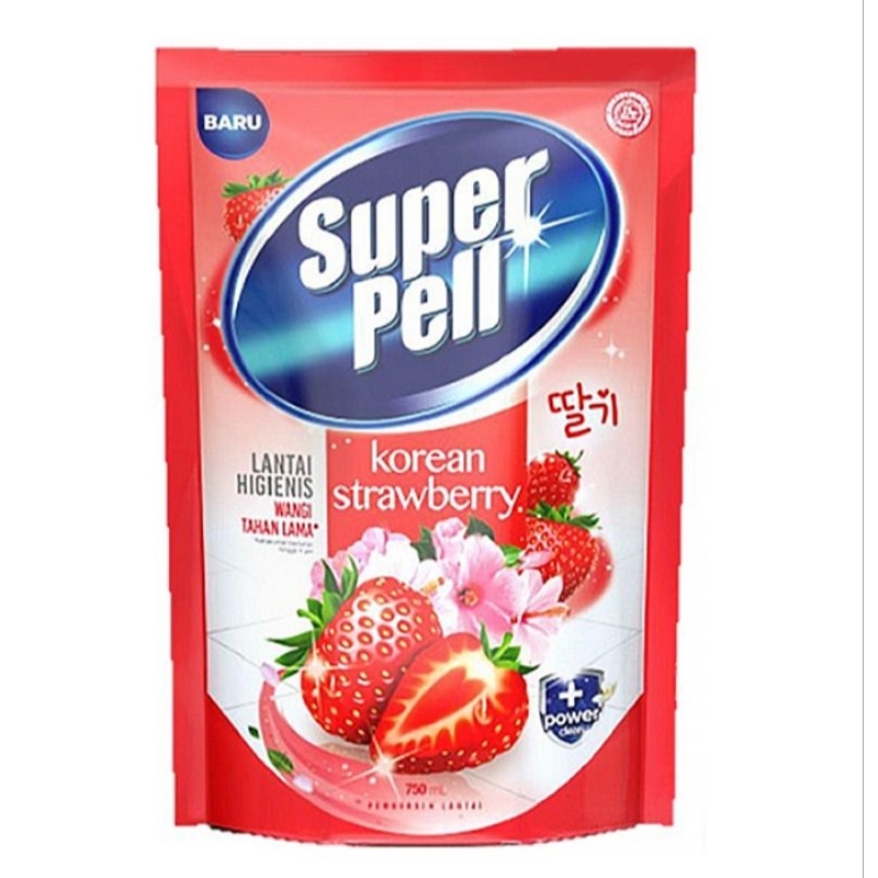 Jual Super Pell Pembersih Lantai Korean Strawberry Refill 700 ml ...