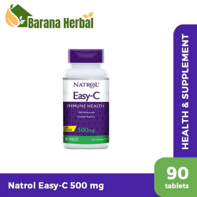 Jual Natrol Easy c 500mg Suplemen Penambah Imun Tubuh Vitamin Imun ...