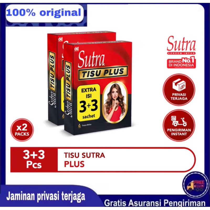 Jual Paket Bundling 2 BOX Sutra Tisu Plus ( 1 BoX Isi 6 Sachet ...