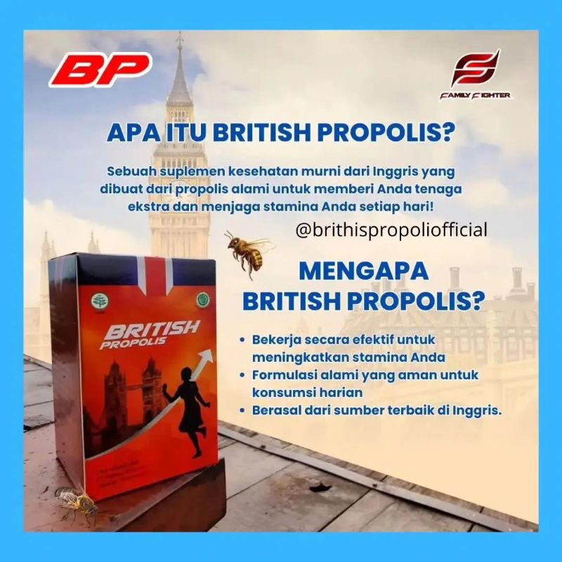 Jual PROMO BRITISH PROPOLIS ORIGINAL EXP 2029 | Shopee Indonesia