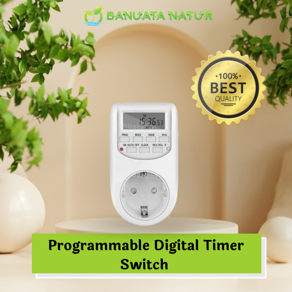 Jual Programmable Digital Timer Switch - Stop Kontak - 16 Program On/Off - Berkualitas Banuata ...