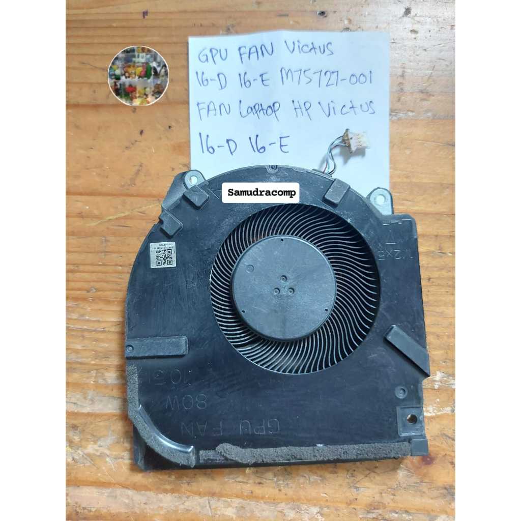 Jual GPU FAN HP Victus 16-D 16-E M75727-001 FAN Laptop HP Victus 16-D ...