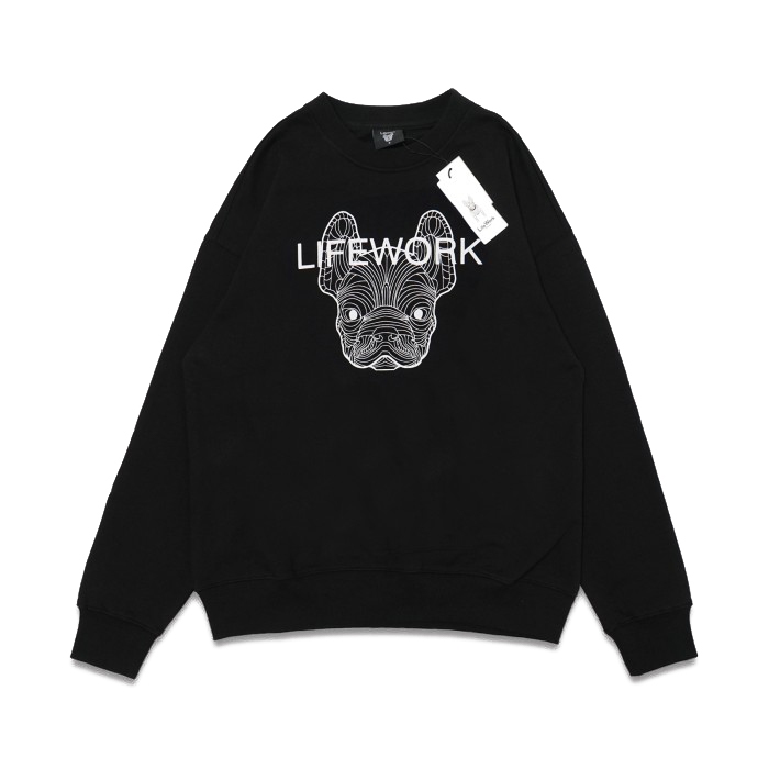 Jual LifeWork Character Front Round Neck Sweatshirt | Shopee Indonesia