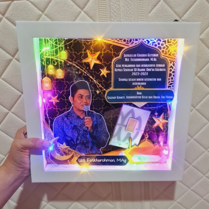 Jual Pop Up Frame 3D Custom Hadiah Kado Ulang Tahun Guru Perpisahan ...
