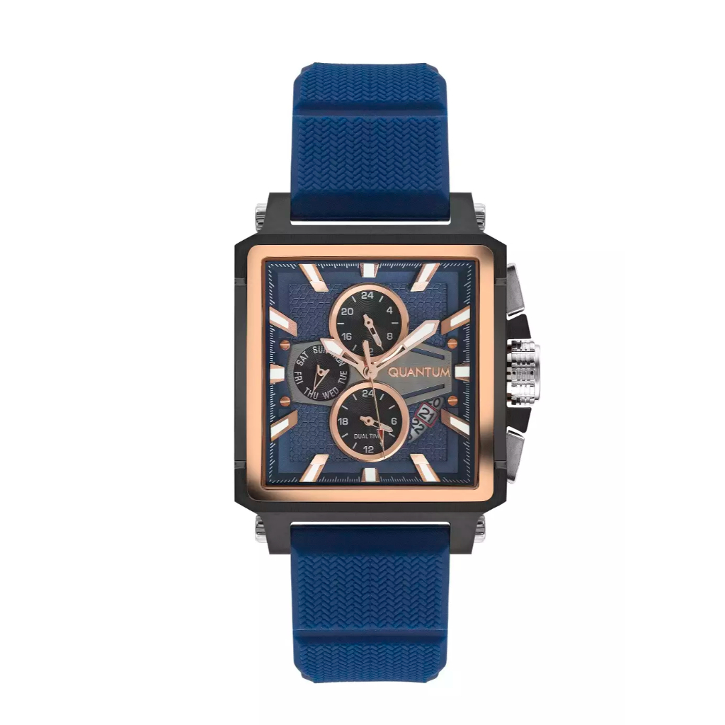 Jual Jam Tangan Pria Tali Karet Quantum QTM HNG969.090 | Shopee Indonesia