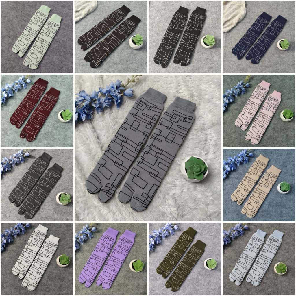 Jual (3 PASANG) Kaos Kaki Jempol Motif Labirin Kaos Kaki Muslimah Kaos ...