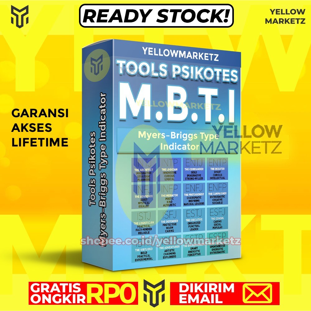 Jual TOOLS PSIKOTES MBTI The Myers–Briggs Type Indicator - Alat Tes ...