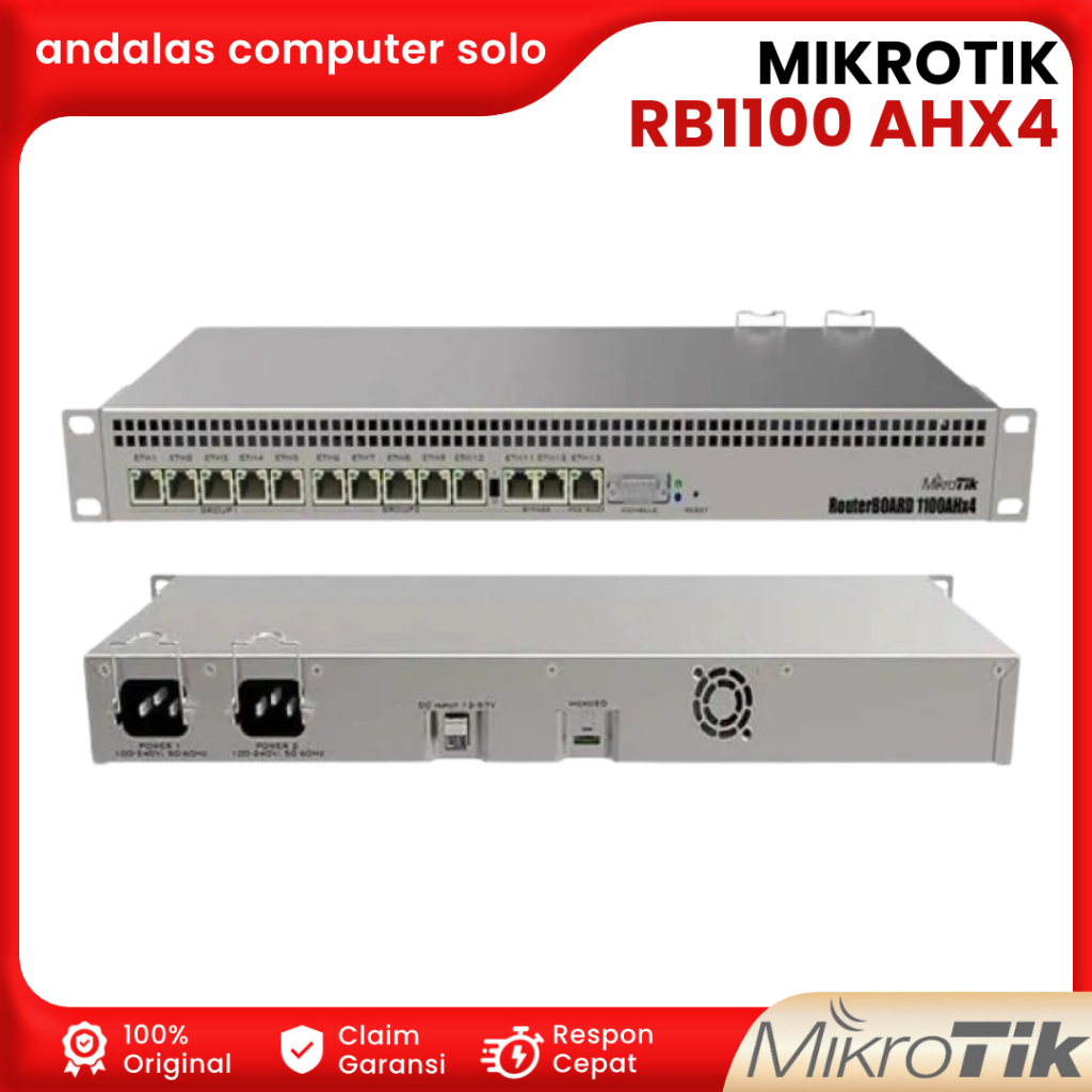 Jual MIKROTIK RB1100AHx4 ROUTER WiFi ROUTERBOARD MIKROTIK RB1100 AHx4 ...