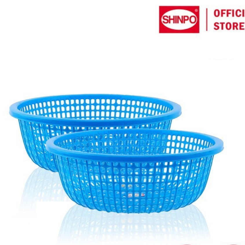 Jual Baskom Lubang Peniris SHINPO Tirisan Sayur Buah Beras Plastik SIP ...