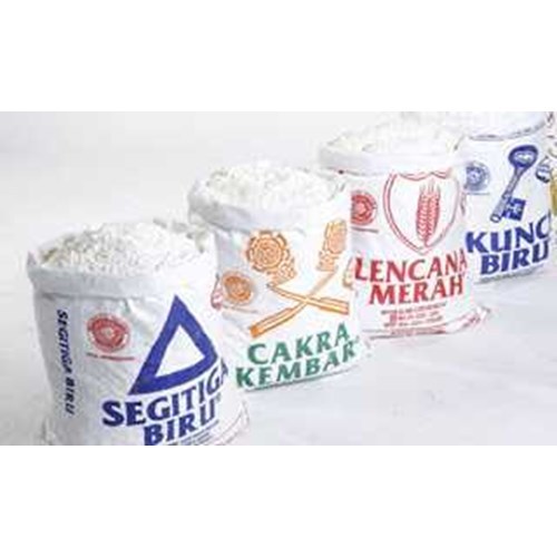 Jual 1 Karung Terigu Segitiga, Cakra Kembar, Dahlia, Payung 25kg / 1 ...
