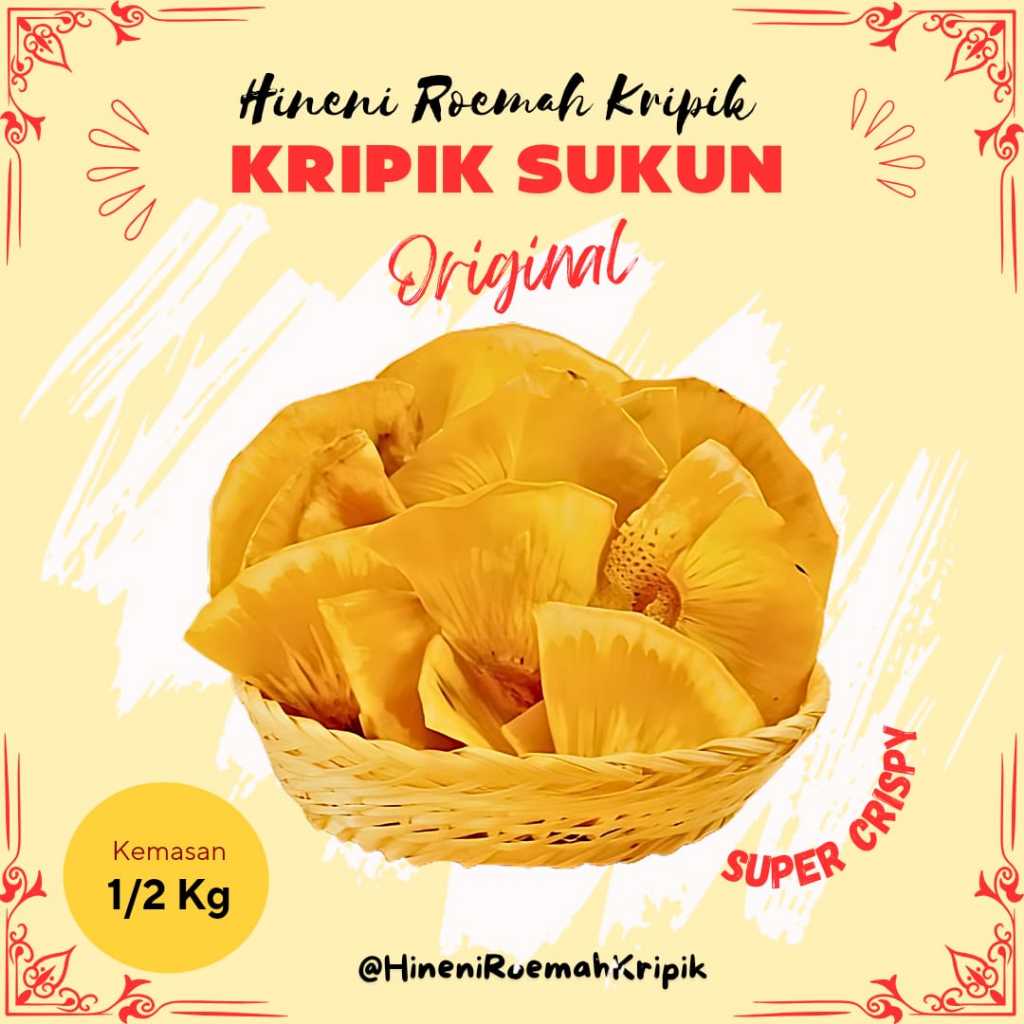 Jual KRIPIK SUKUN ORIGINAL ASIN RENYAH DAN GURIH 500GR | Shopee Indonesia