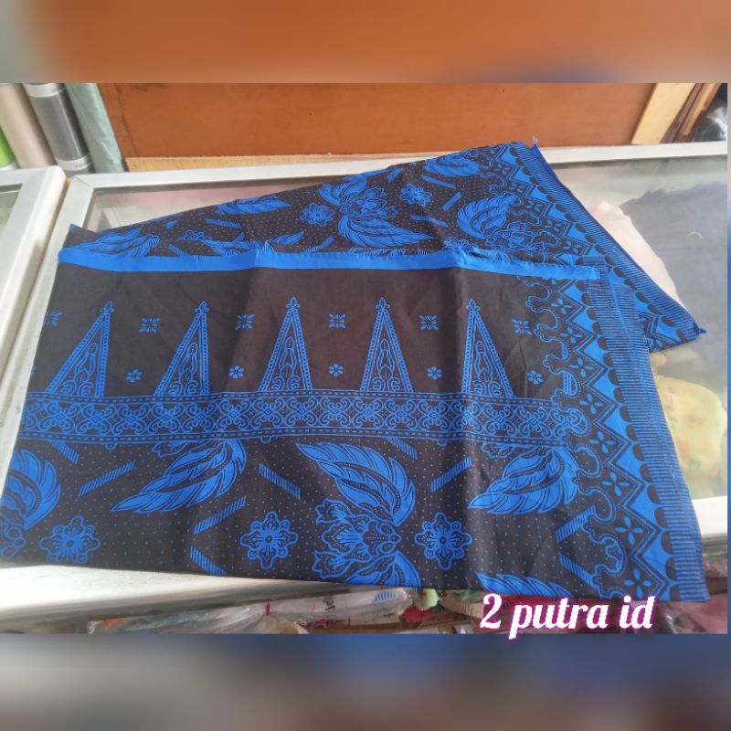 Jual BAHAN BATIK BADUY MOTIF TAPAK KEBO/KAIN PANJANG BATIK BADUY BIRU ...