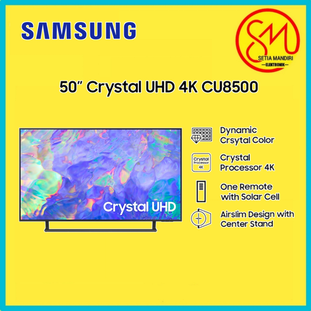 Jual SAMSUNG 50CU8500 Smart TV Crystal UHD 4K | LED TV 50 Inch UA50CU8500 | Shopee Indonesia