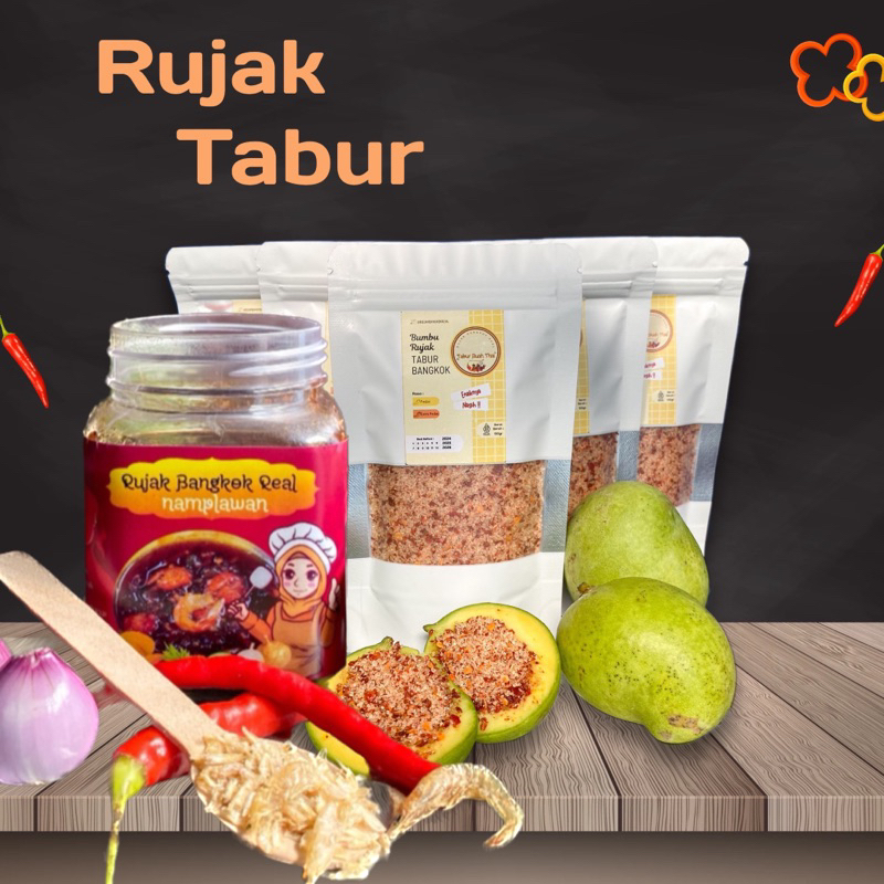 Jual PAKET BUNDLING (PRE PRDER 4 HARI) Bumbu Rujak Bangkok Tabur dan ...