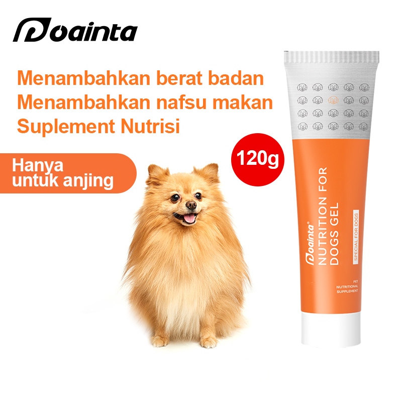 Jual PUAINTA Gel Vitamin Anjing Rasa Ayam Bulu Lebat Halus Sehat Bantu ...