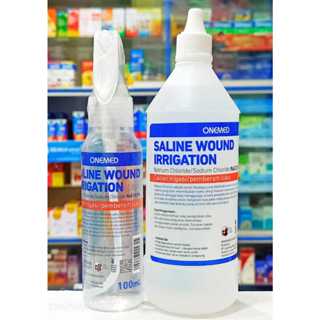 Jual ONEMED SALINE WOUND IRRIGATION 𝟏𝟎𝟎𝐌𝐋 𝐃𝐀𝐍 𝟑𝟎𝟎𝐌𝐋 - CAIRAN PEMBERSIH LUKA NACL (0,9%) STERIL ...