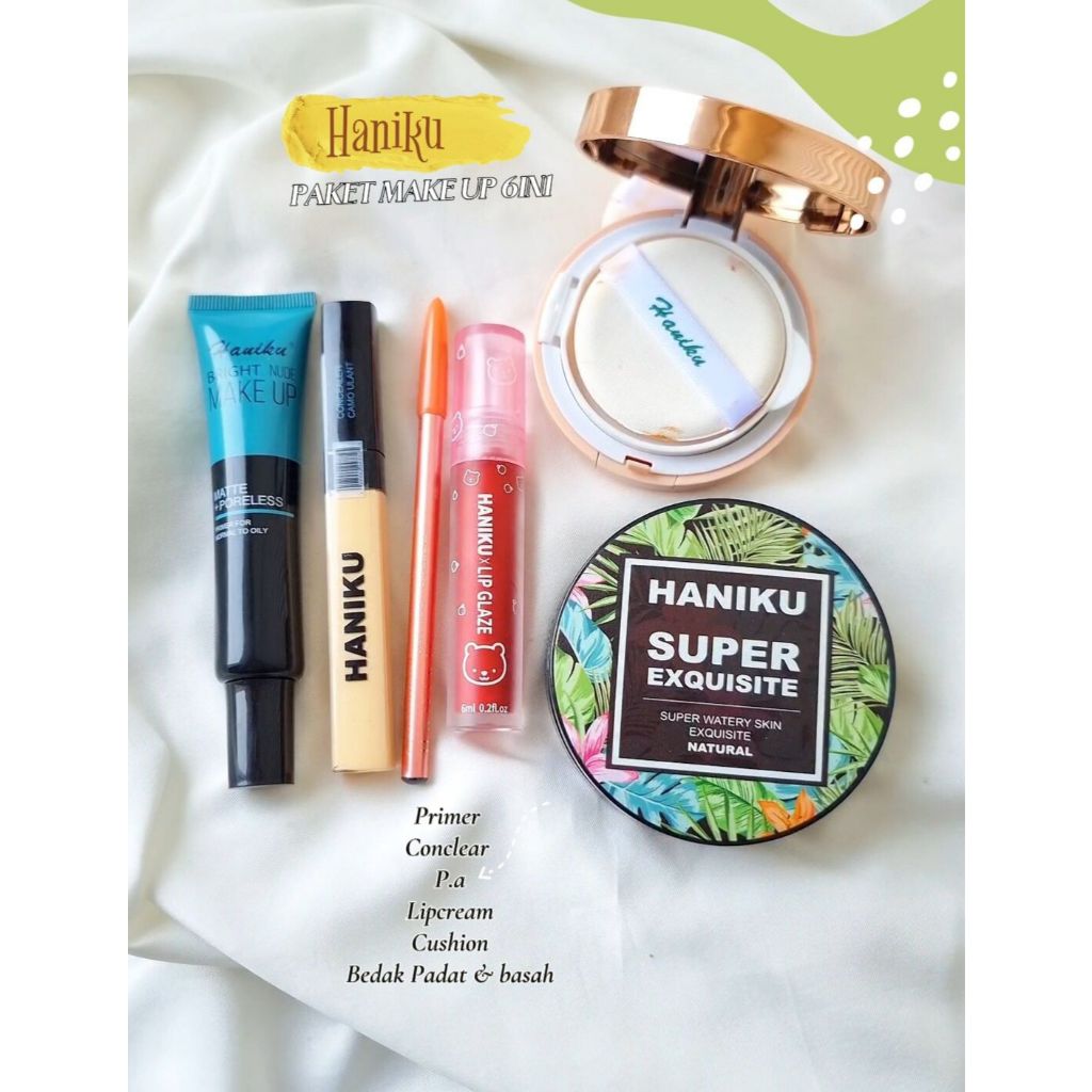 Jual Paket Set Make Up Kosmetik Haniku 7in1 - Paket Hemat Kecantikan ...