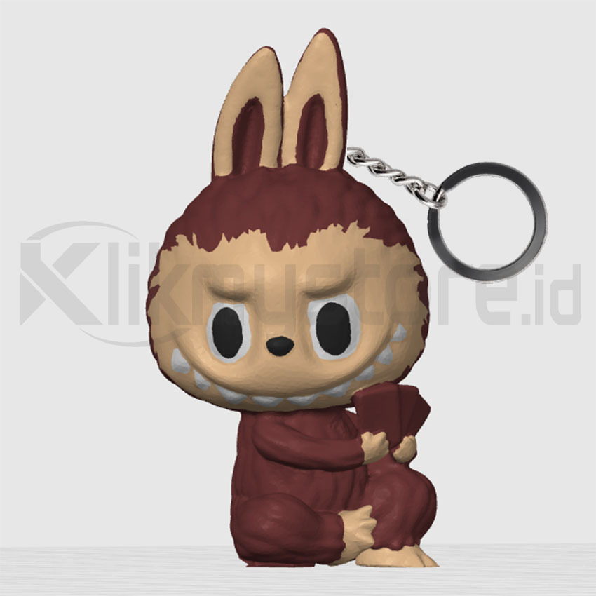 Jual Labubu Keychain Pop mart Gantungan Kunci Boneka Exciting Macaron ...