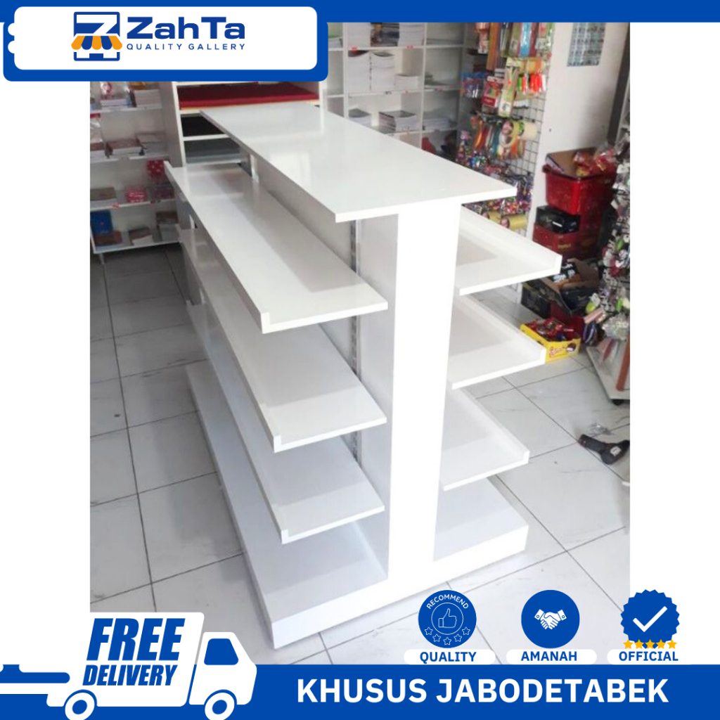 Jual ZAHTA - RAK DISPLAY SUSUN 2 SISI | Shopee Indonesia