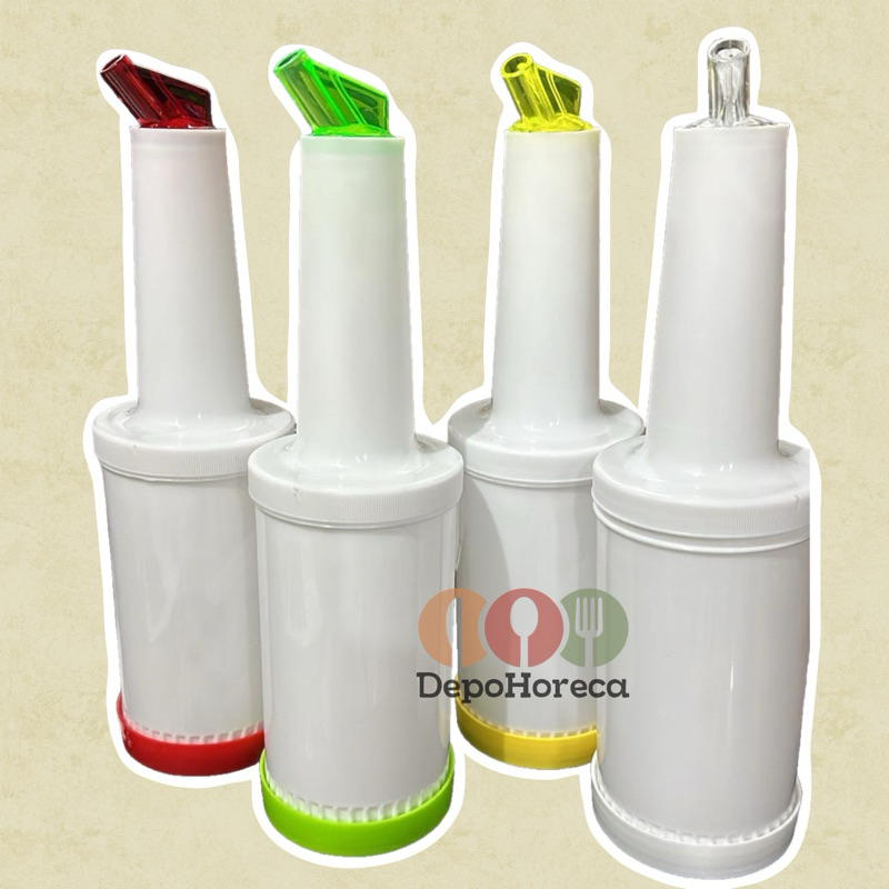 Jual Store and Pour 1L 1000ml / Botol Sirup Syrup / Botol Plastik ...