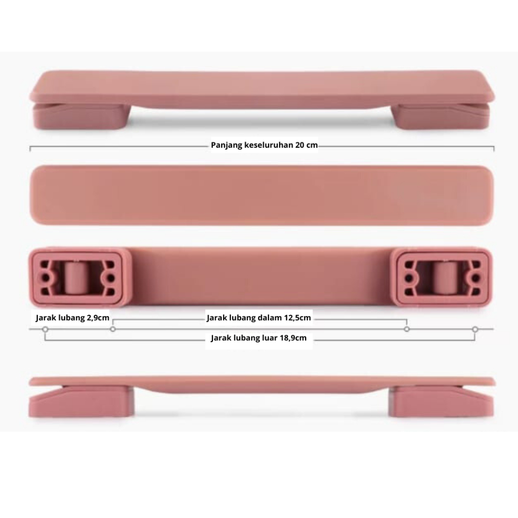 Jual HANDLE KOPER Serbaguna dapat untuk koper berbehan PP / ABS ...