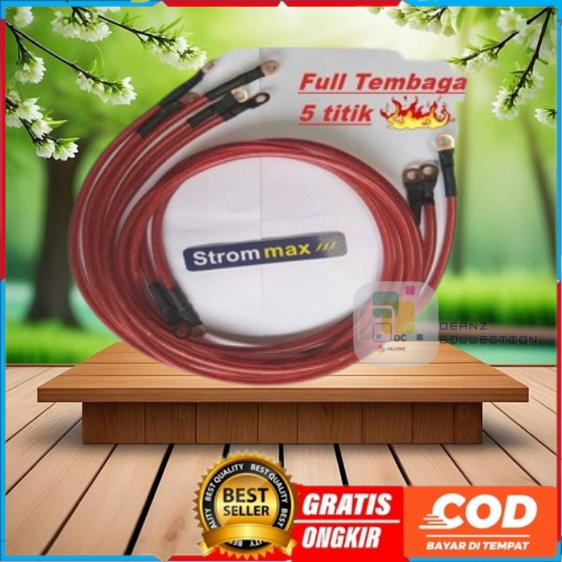 Jual Kabel Grounding Stromax 8 Awg Full Tembaga 5 Titik Universall ...