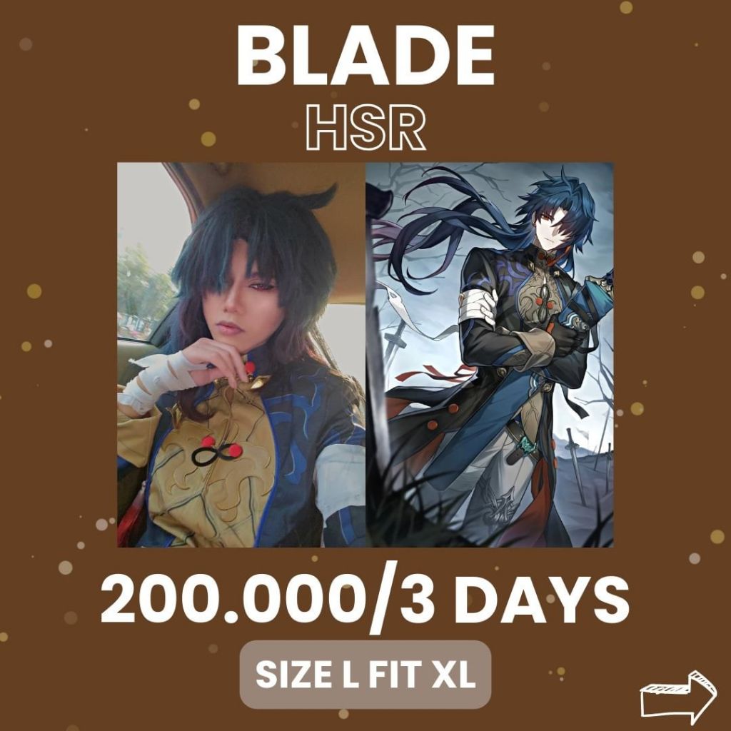 Jual Sewa Kostum Blade HSR Honkai Star Rail | Shopee Indonesia