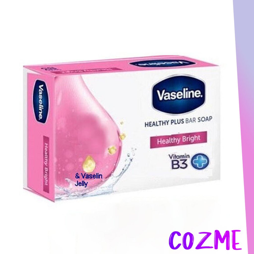 Jual VASELINE Healthy Plus Bar Soap 75gr Healthy Bright | Shopee Indonesia