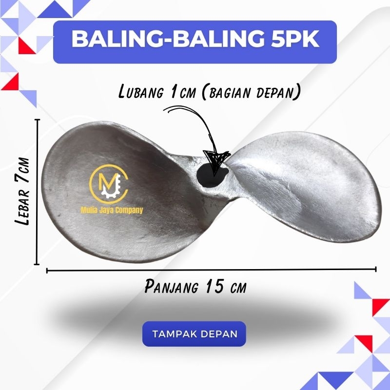 Jual Baling-baling As Ketinting perahu 5 Pk | Shopee Indonesia