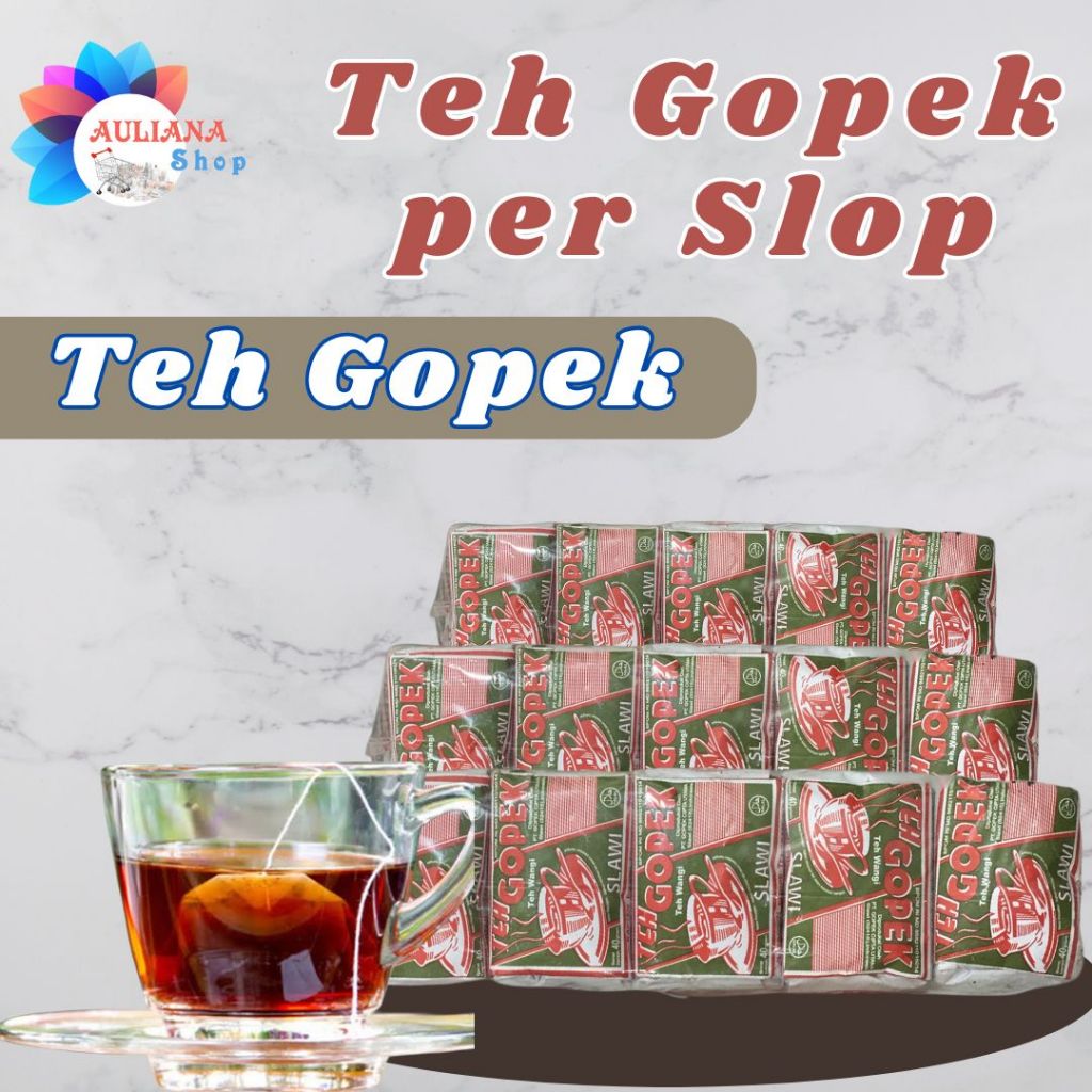 Jual Teh Gopek Slawi 1 Slop Isi 10 Pcs | Shopee Indonesia