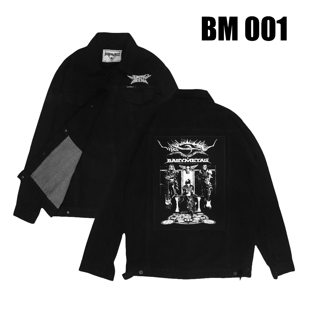 Jual Jaket Jeans Sablon Bacpatch Baby Metal,Sablon Musik Band Metal ...