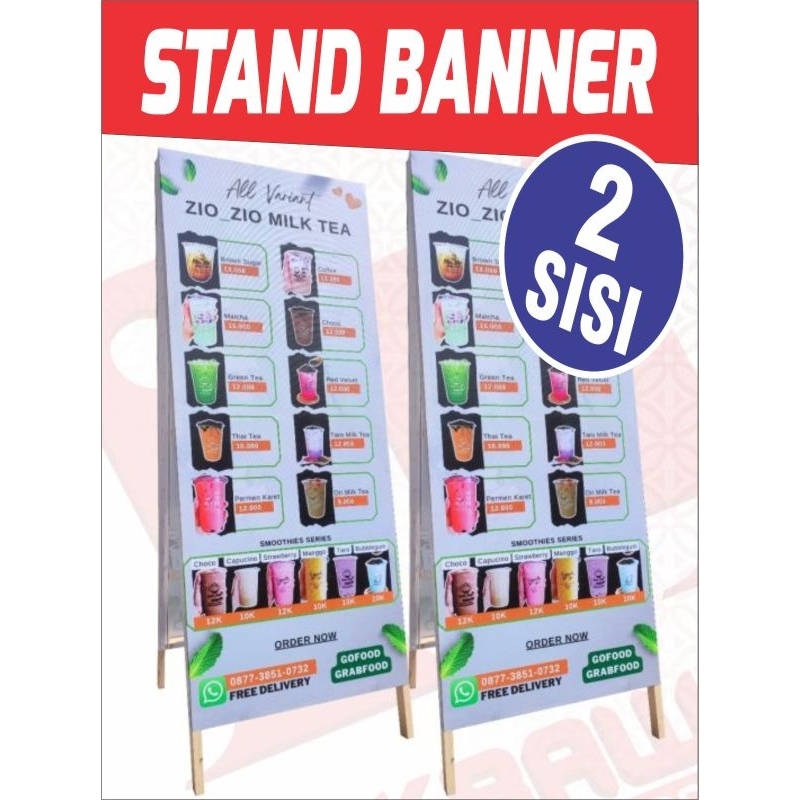 Jual Stand Banner - Standing Banner Lipat Menggunakan Engsel 2 sisi ...