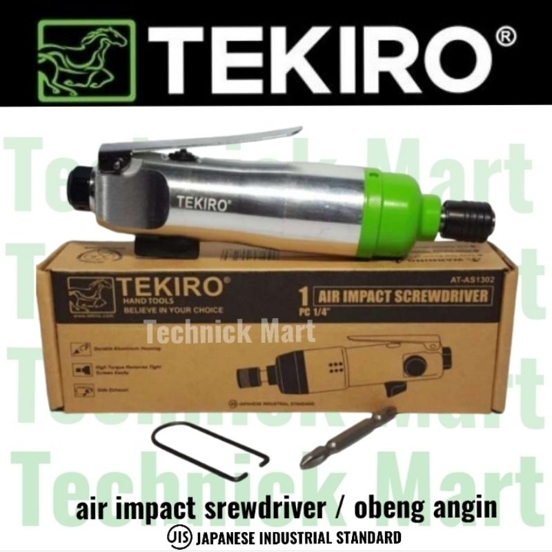 Jual TEKIRO AT-AS1302 air impact screwdriver 1/4" obeng angin buka ...