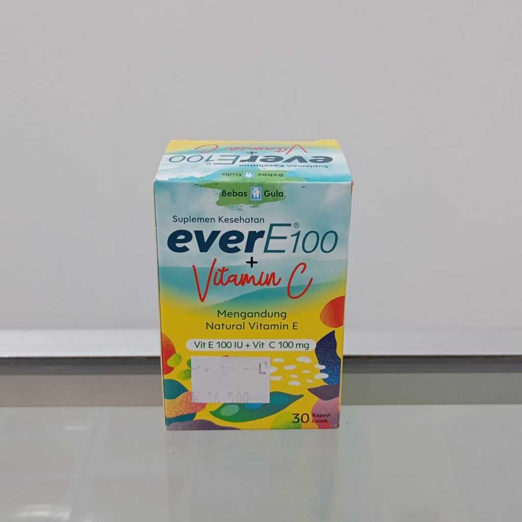 Jual EVER E 100 + VITAMIN C BOTOL 30 KAPSUL LUNAK | Shopee Indonesia