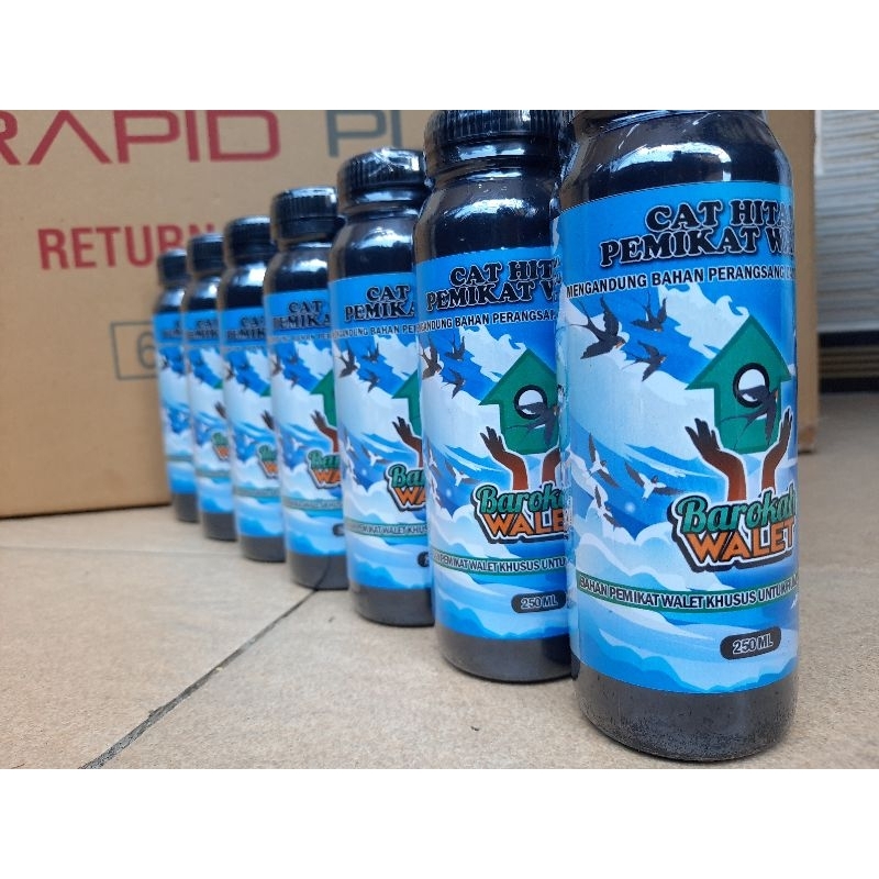 Jual Cat Hitam Pemikat Walet Barokah Cat Berkualitas untuk Menarik Burung Walet Paint | Shopee ...