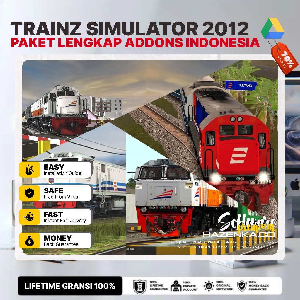 Jual Trainz Simulator 2012 New Addons Indonesia Terbaru Paket Lengkap Addons + Software Nuansa ...
