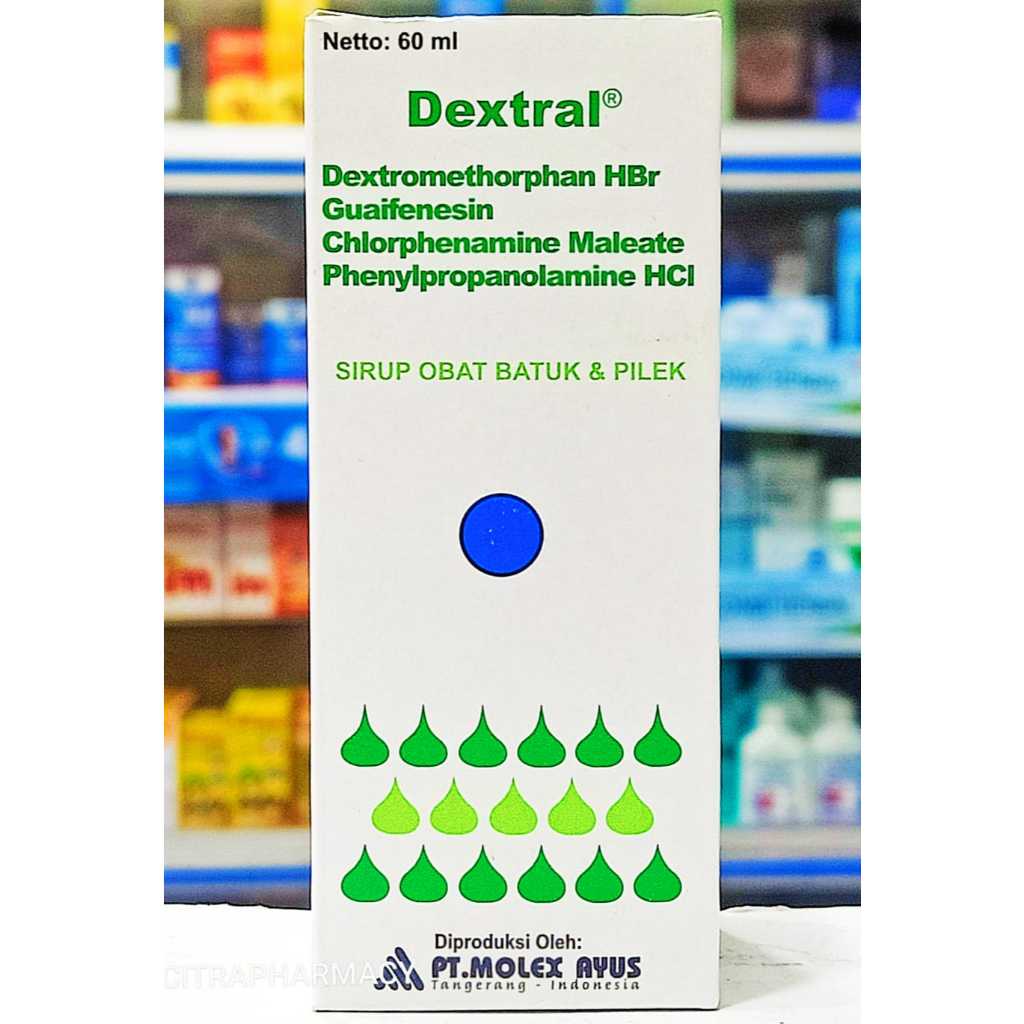 Jual Dextral 𝐒𝐢𝐫𝐮𝐩 𝟔𝟎𝐌𝐋 - Meredakan Batuk dan Pilek | Shopee Indonesia