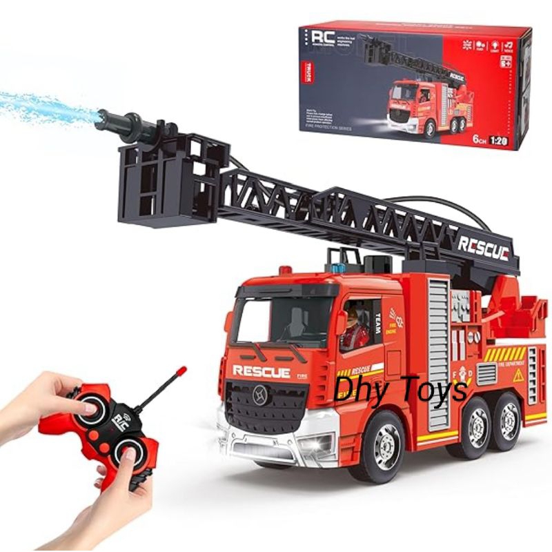 Jual Mainan Mobil Remot Control Rc Pemadam Kebakaran Firescue Fire Truk ...