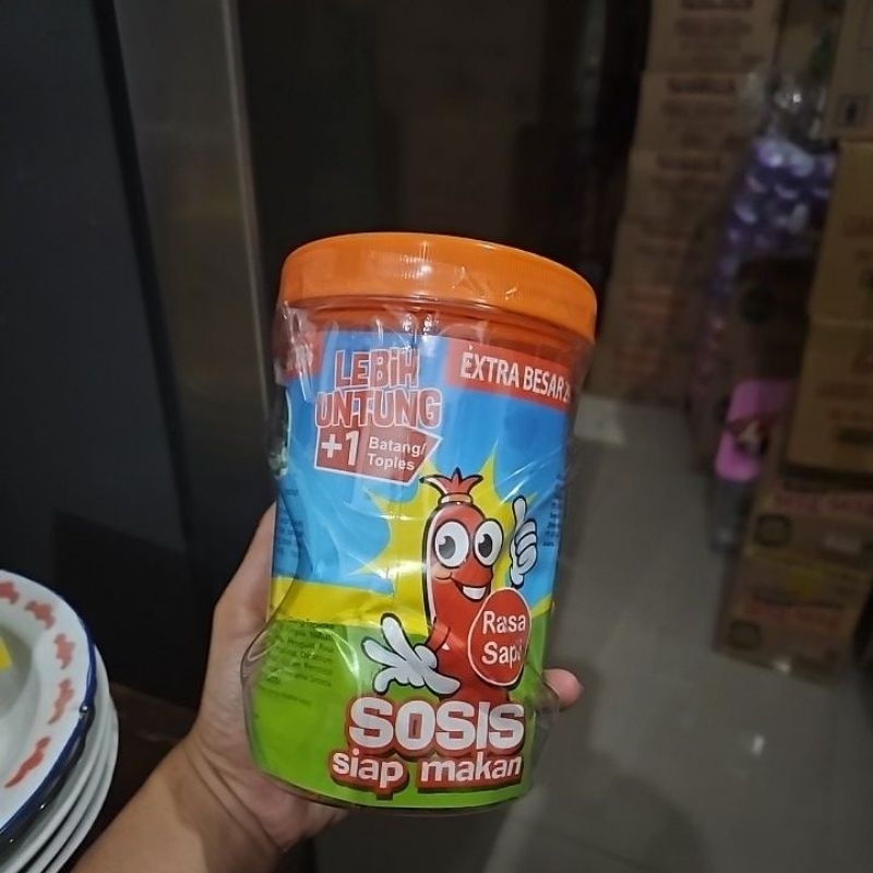 Jual So Nice/ Sonice Sosis Sapi Toples isi 24 Pcs + Free 1 Pcs Extra ...
