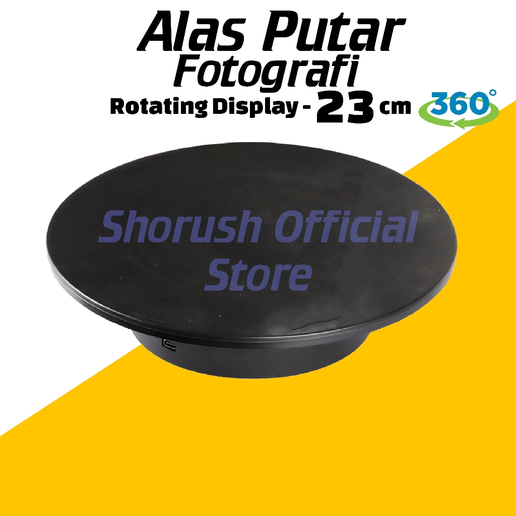 Jual Alas Putar Fotografi Rotating Display Produk Stand Base 14 cm 20 ...