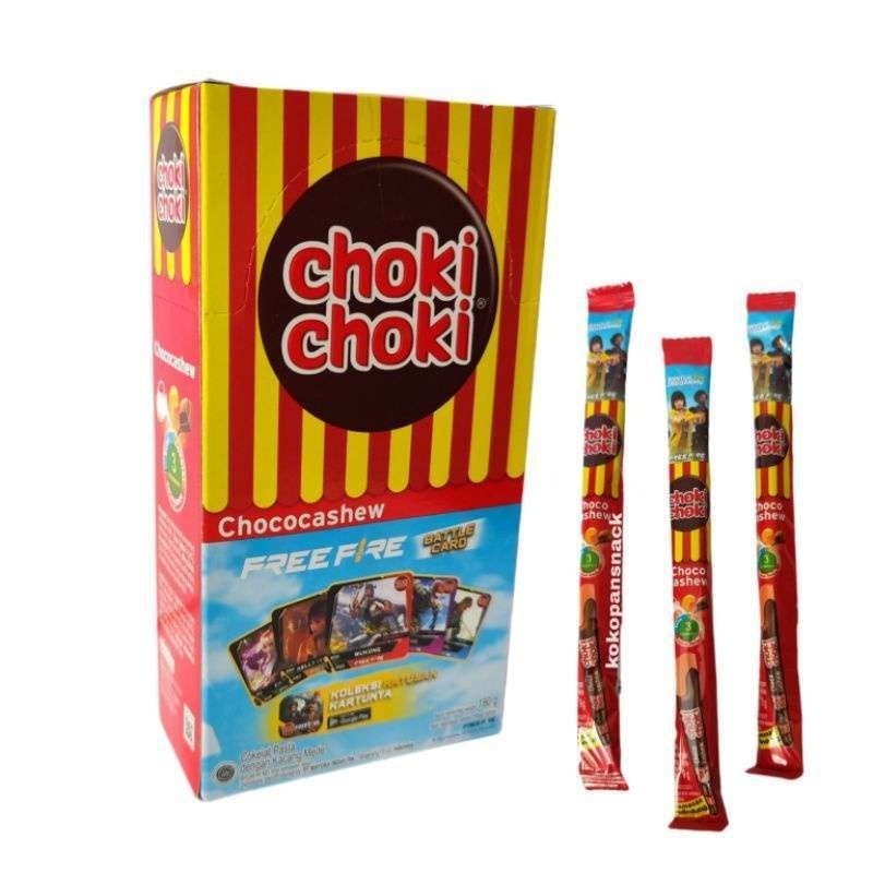 Jual Choki Choki | Cokelat Pasta dengan Kacang Mede 180g Isi 20pcs ...