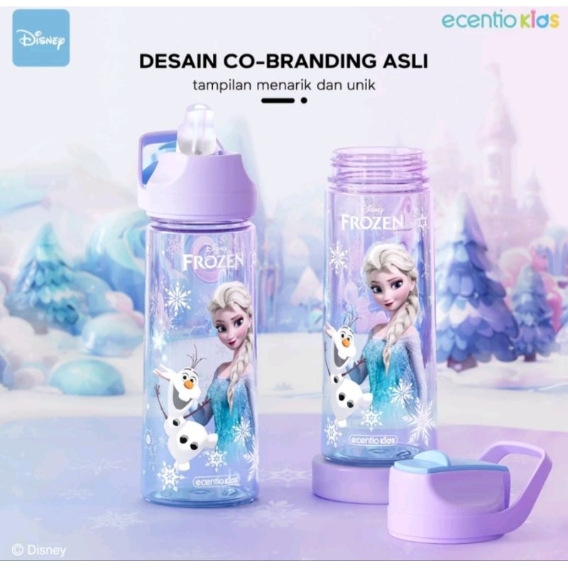 Jual Ecentio Botol Minum 500ml Frozen Tempat air Botol Minumam 500ml ...