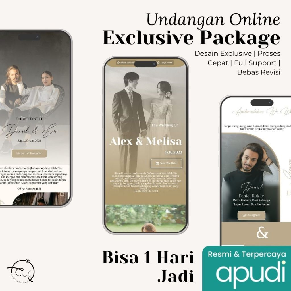 Jual Undangan Digital Paket Eksklusif Undangan Online Undangan Website ...